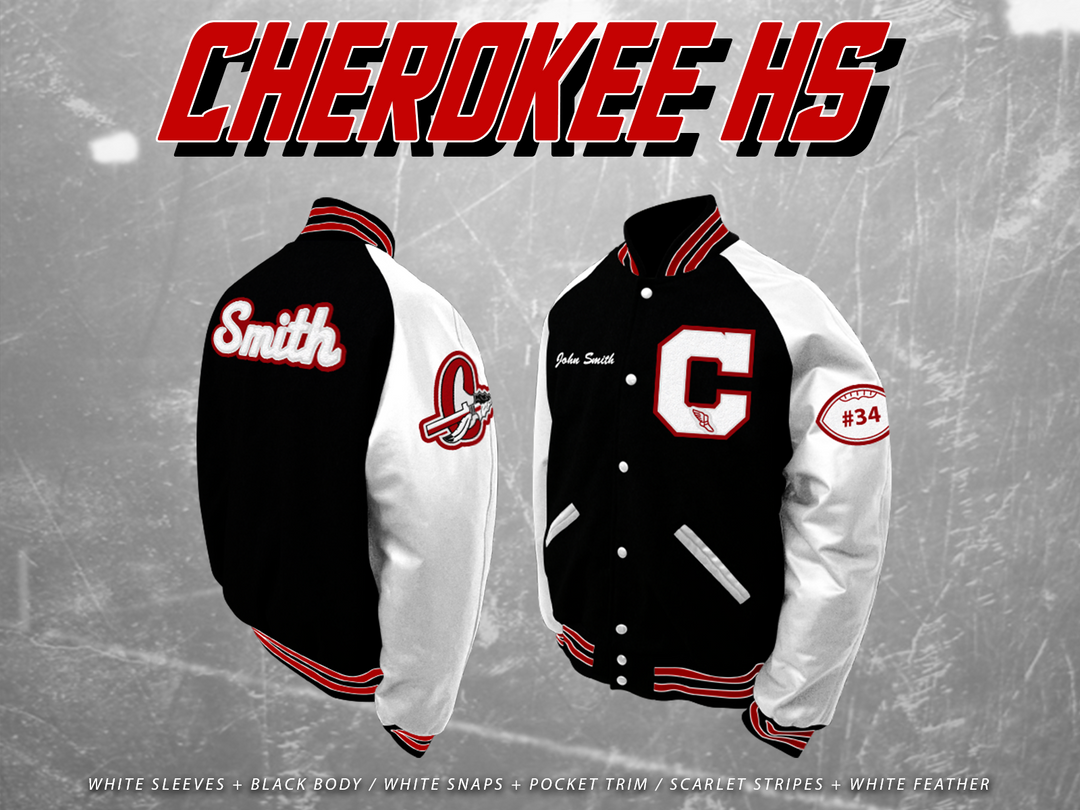 Cherokee HS Letterman Jacket – ATL GRAD JACKETS