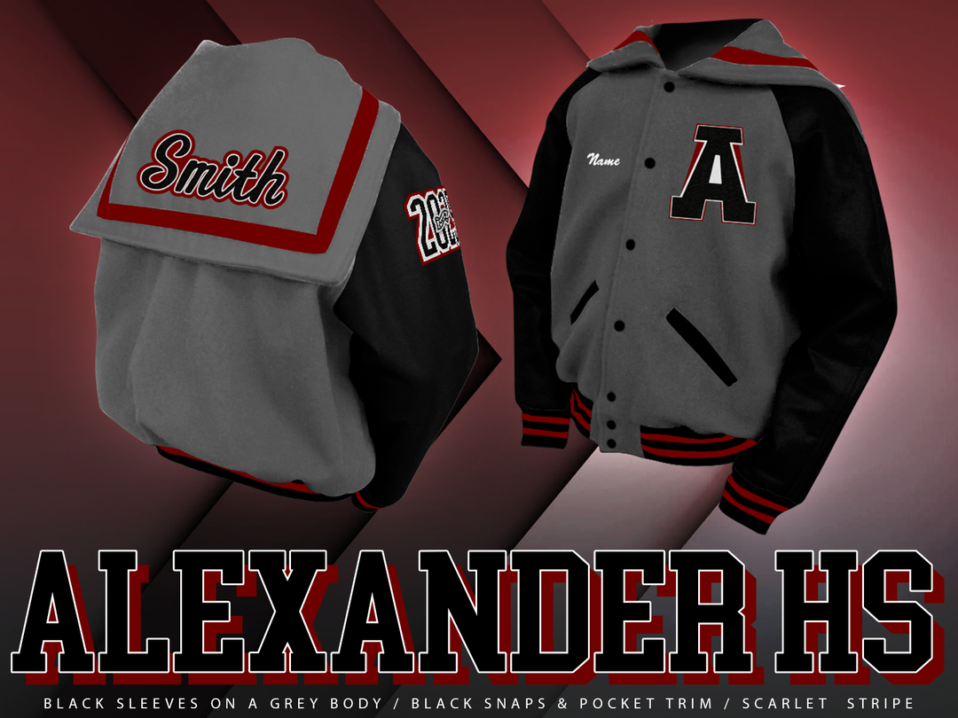 Alexander HS Letterman Jacket – ATL GRAD JACKETS