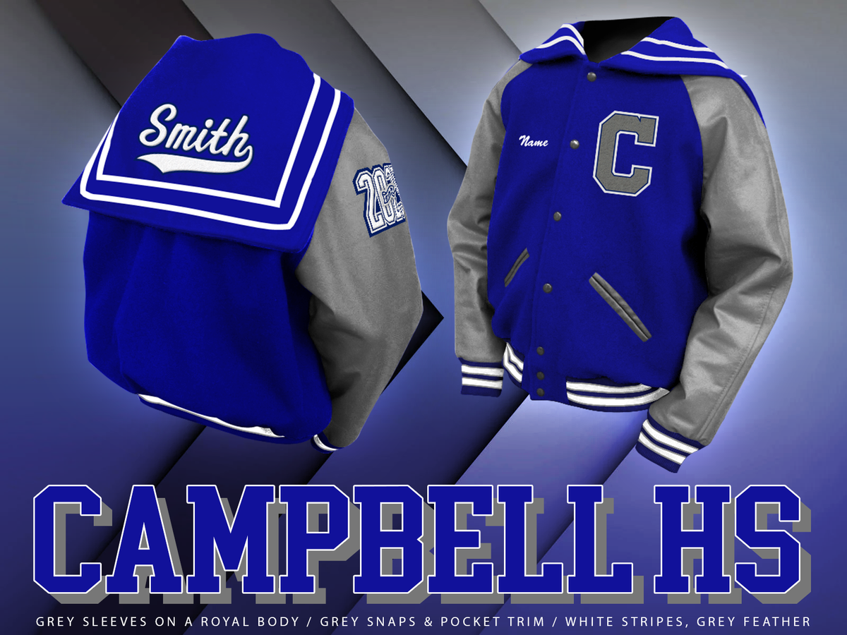 Campbell HS Letterman Jacket – ATL GRAD JACKETS