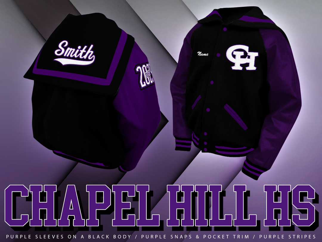 Chapel Hill HS Letterman Jacket – ATL GRAD JACKETS