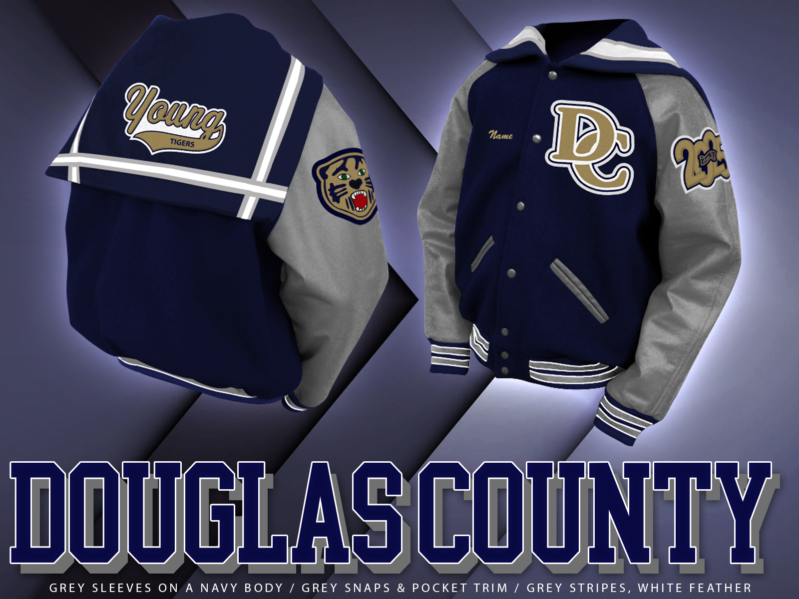 Douglas County HS Letterman Jacket – ATL GRAD JACKETS