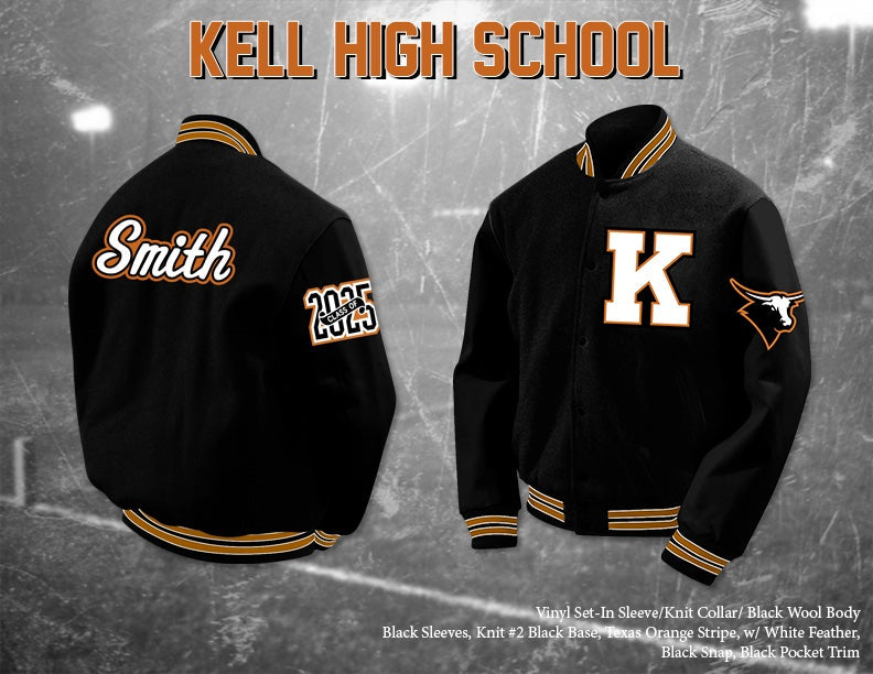 Kell HS Letterman Jacket – ATL GRAD JACKETS
