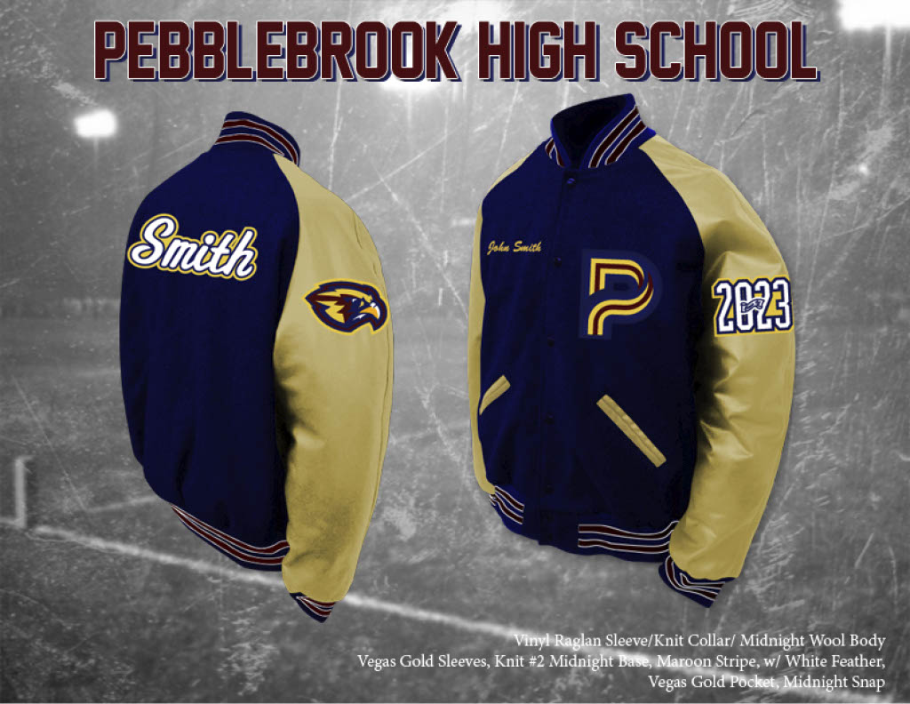 Pebblebrook HS Letterman Jacket – ATL GRAD JACKETS