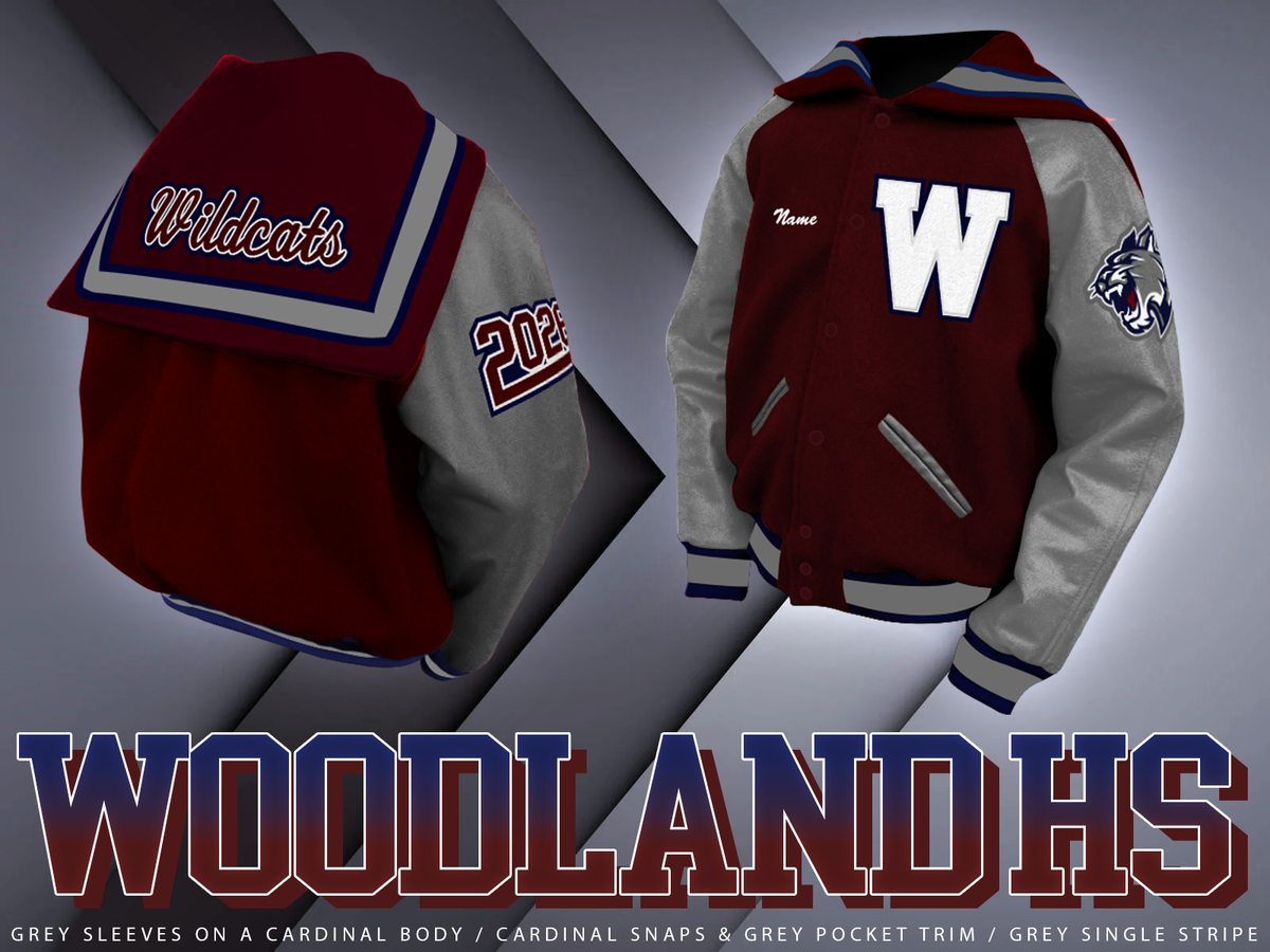 Woodland HS Letterman Jacket – ATL GRAD JACKETS