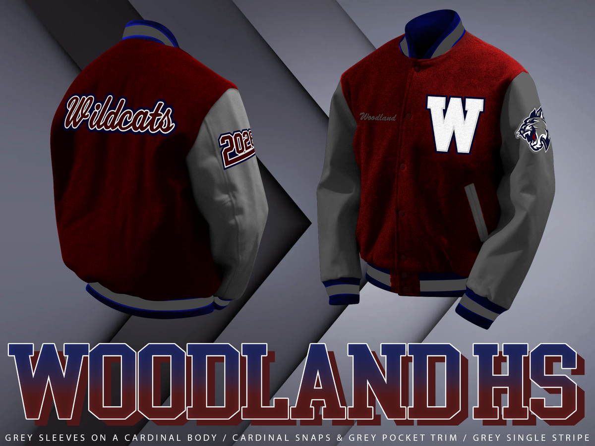 Woodland HS Letterman Jacket – ATL GRAD JACKETS